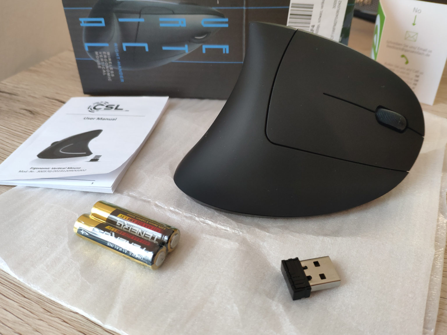 CSL Vertikale Maus: Test und Vergleich - Ergonomische Maus